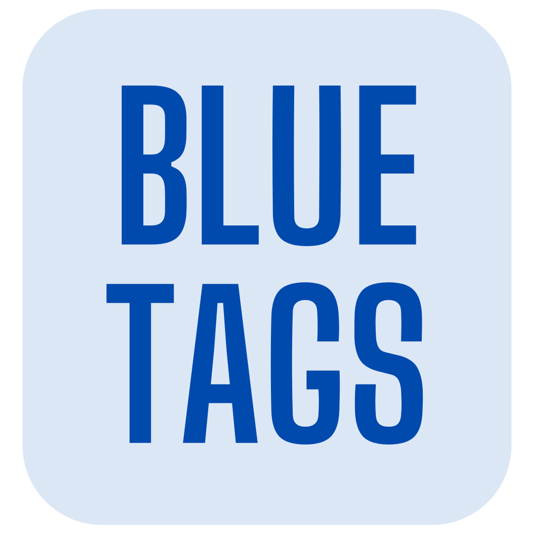 Shop Blue Tags – Poppin Pet Tags