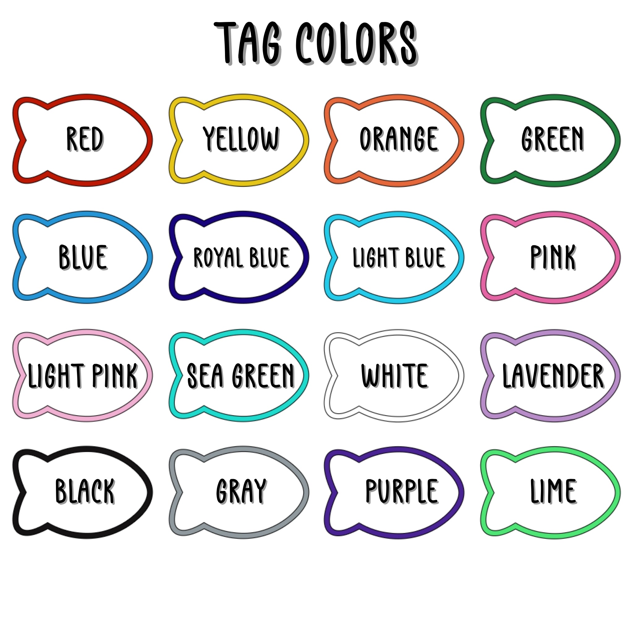 DIY - Fish Tag – Poppin Pet Tags